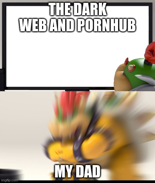 Bowser and Bowser Jr. NSFW - Imgflip