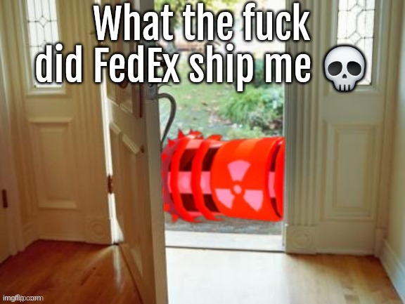 what the fuck did FedEx ship me - Imgflip