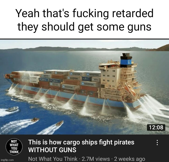 And what if they run out of water? smh - Imgflip