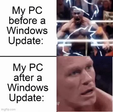 I know I should have never updated my computer!!! - Imgflip