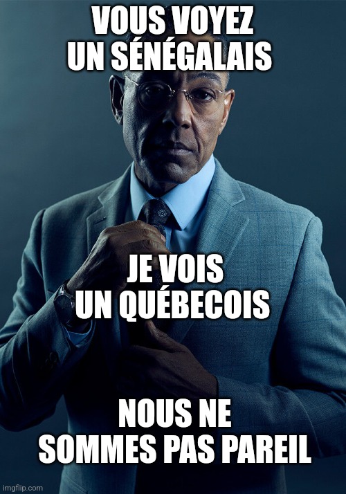 Gus Fring we are not the same - Imgflip