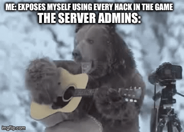 After 6 H of cheating, I didn’t get banned. Minecraft public servers. - Imgflip