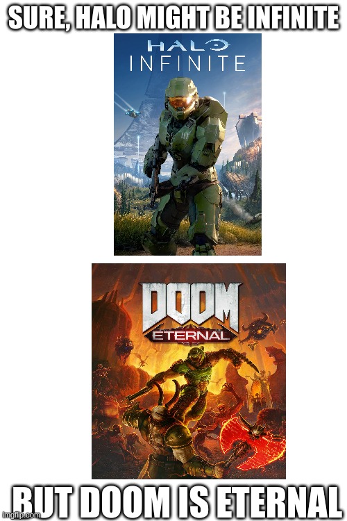 doom guy beats master chief - Imgflip