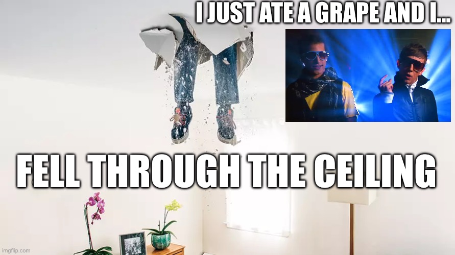 Fell Through the Ceiling - Imgflip