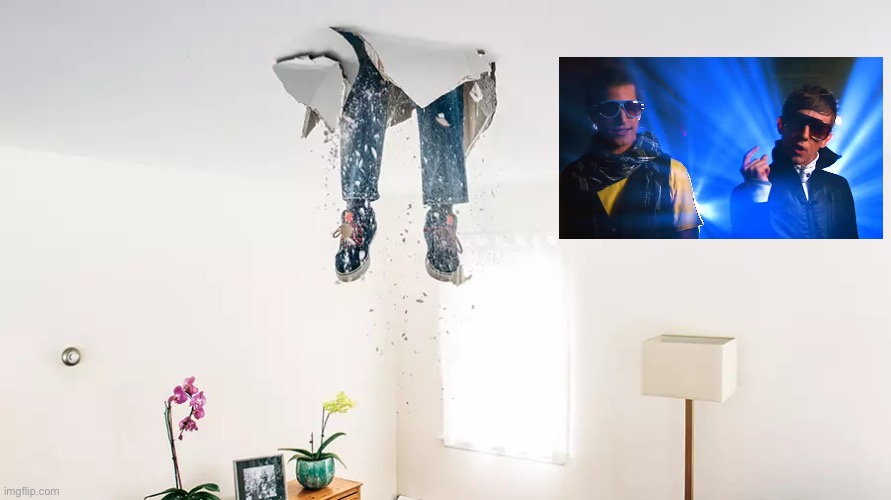 Fell Through the Ceiling - Imgflip