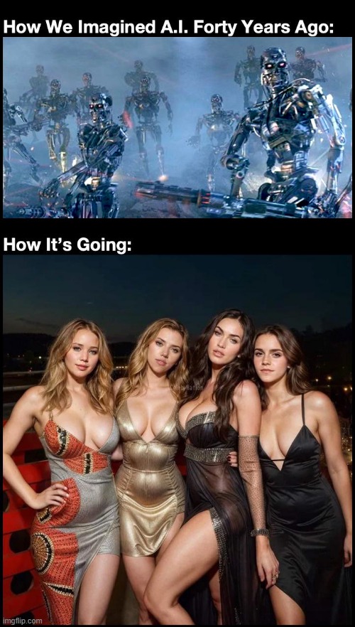 Image tagged in ai,artificial intelligence,chatgpt,terminator,models - Imgflip