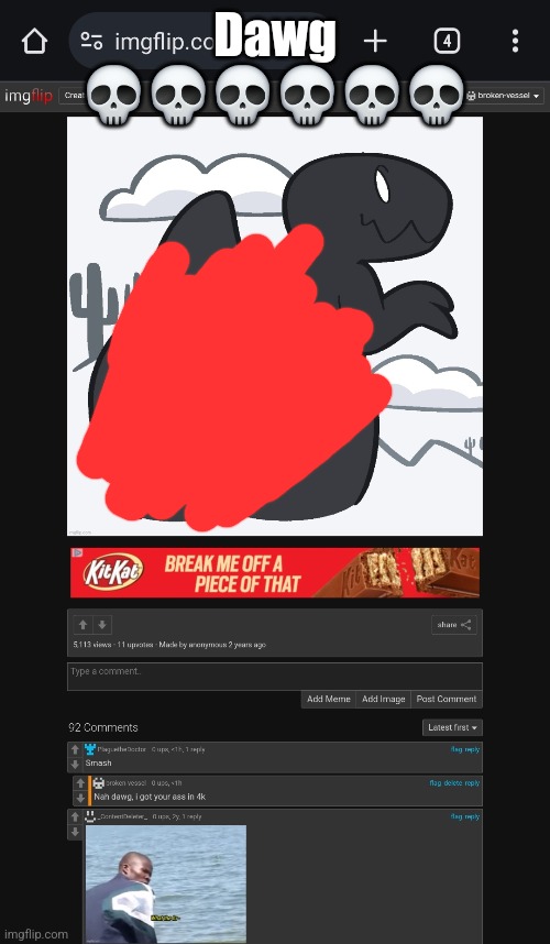 On a 2 year old image, lmfaoooo - Imgflip