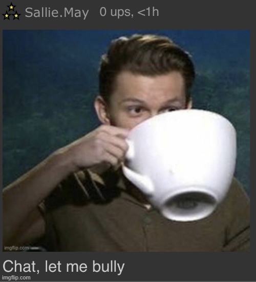 Chat, let me bully - Imgflip