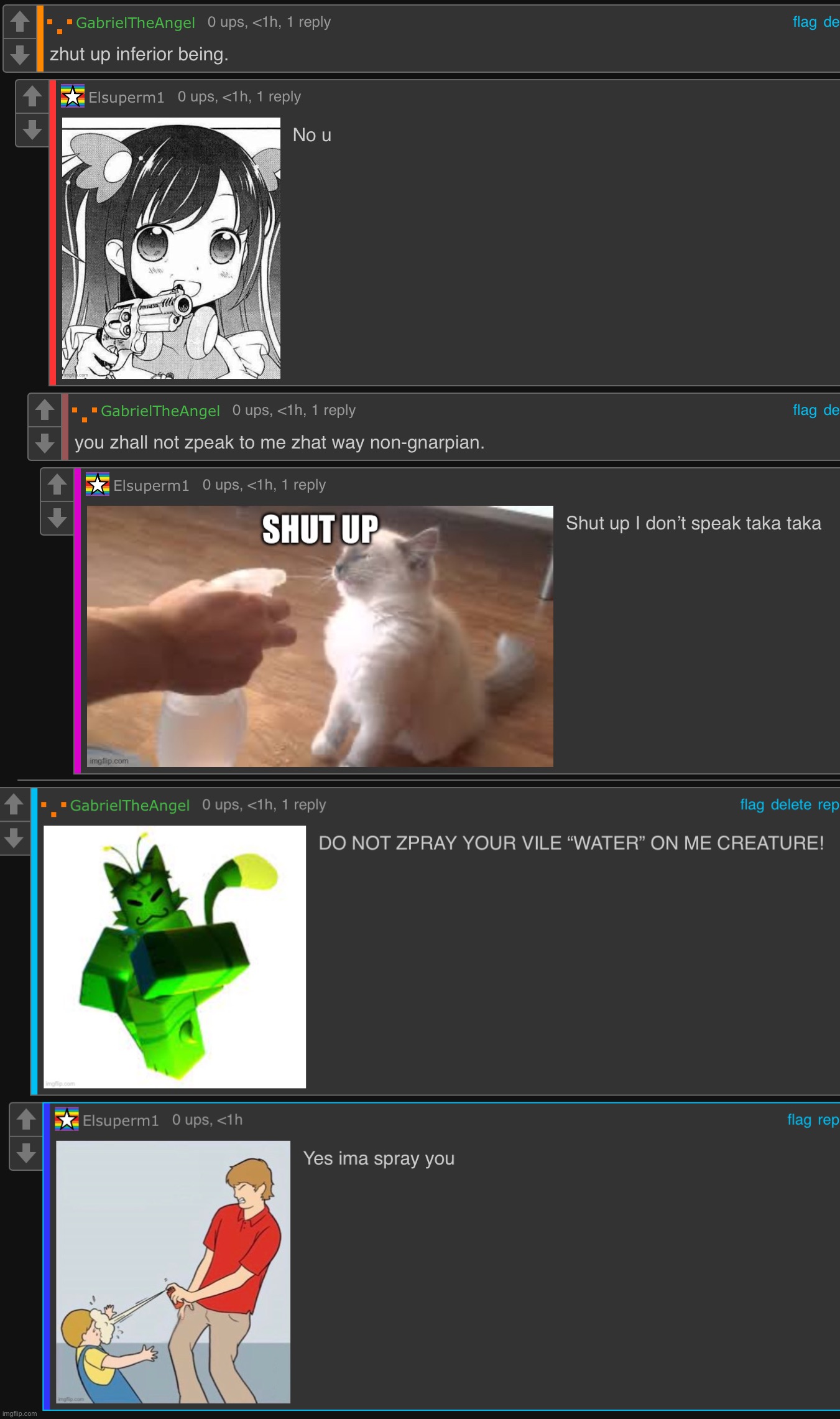 I’m being attacked by thiz vile creature - Imgflip