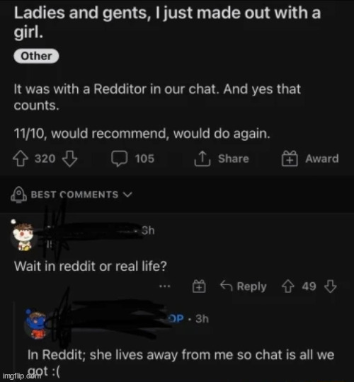 Redditors are something else - Imgflip