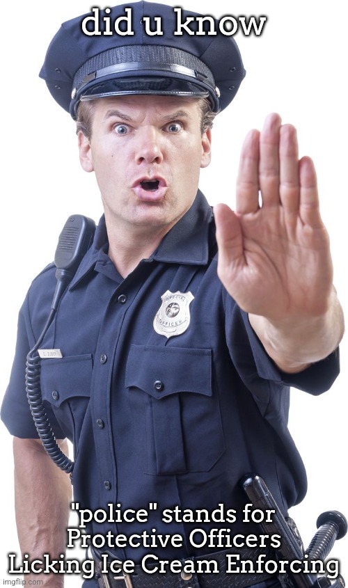 Policeman - Imgflip