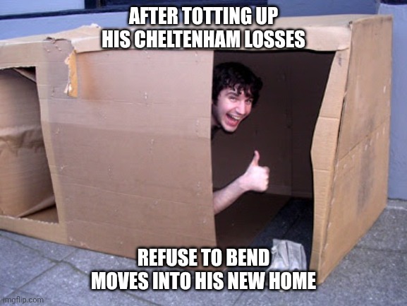 Cardboard Box House - Imgflip