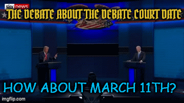 Debate the debate date - Imgflip
