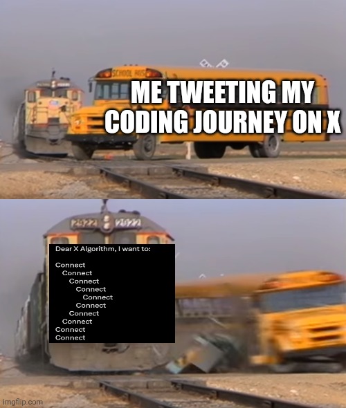 Train hitting bus - Imgflip