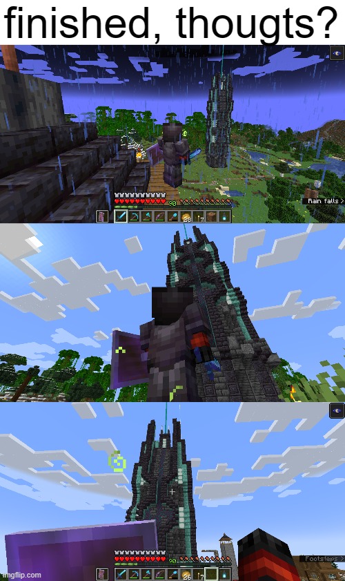it was fast to build at the latter stages, ngl - Imgflip