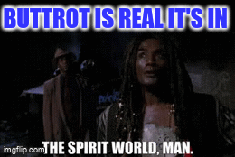 Buttrot is real. It's in the spirit world - Imgflip