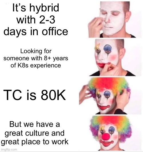 Clown Applying Makeup Meme - Imgflip