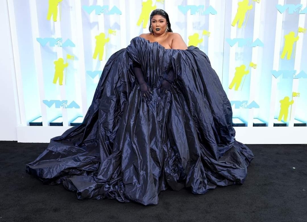 Lizzo wearing a tarp Blank Template - Imgflip