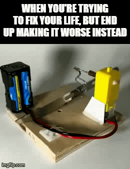 Machine Destroying Itself - Imgflip