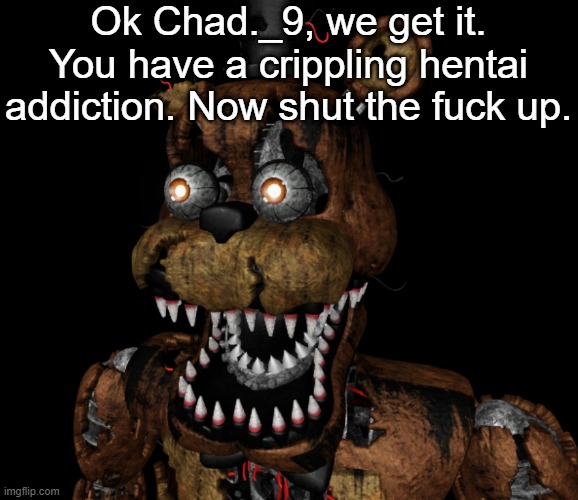Nightmare Freddy Shocked - Imgflip