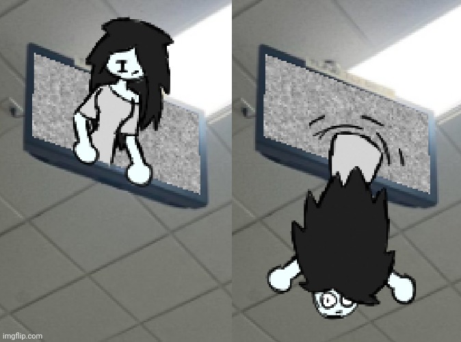 Here's my contribution to the sadako meme even though I haven't seen ...