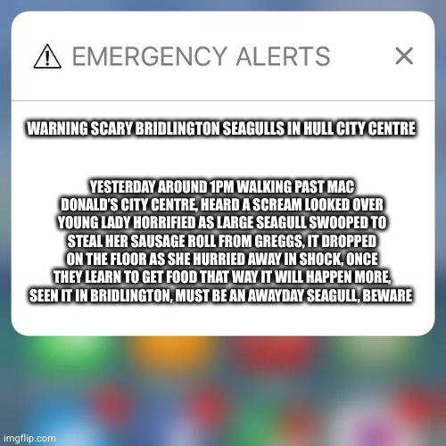 Emergency Alert - Imgflip