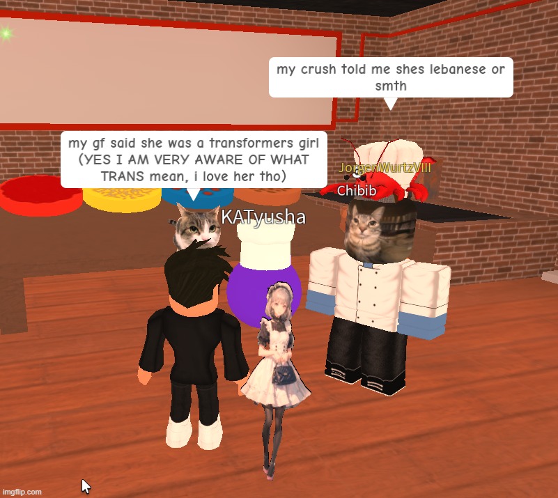 More screenshots of me and my friend being Ws - Imgflip