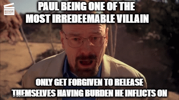 Irredeemable villain destroyed by forgiven - Imgflip