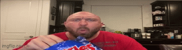 bald guy eating chips - Imgflip