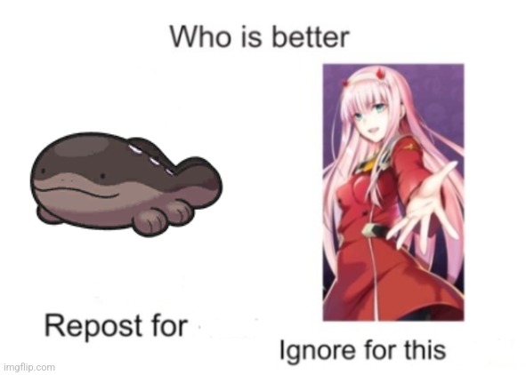 Repost for ignore for zero two - Imgflip