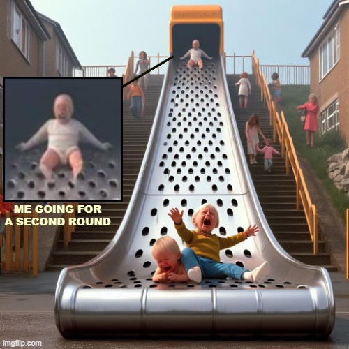 These old slides eh - Imgflip