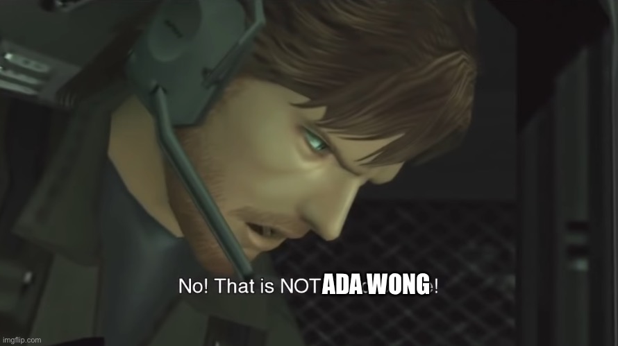 No, that is NOT Solid Snake! - Imgflip