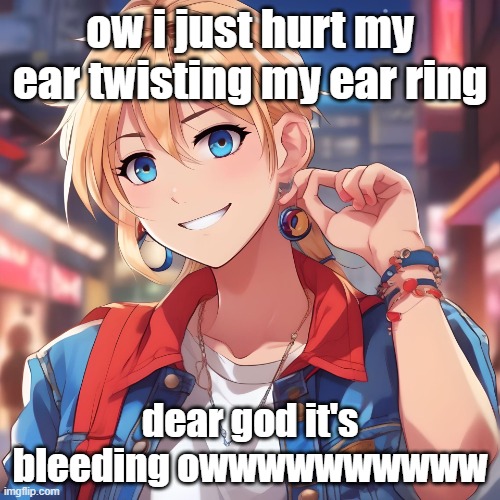 it hurted ;-; - Imgflip