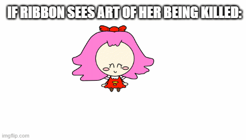 Ribbon has gone angy - Imgflip