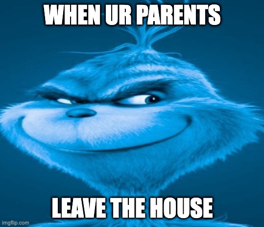 The blue grinch - Imgflip