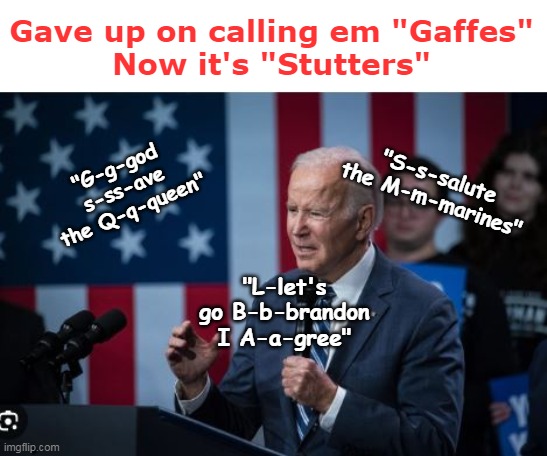 Always looks like he's straining a hard stool lately - Imgflip