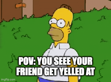 Homer disappears into bush - Imgflip