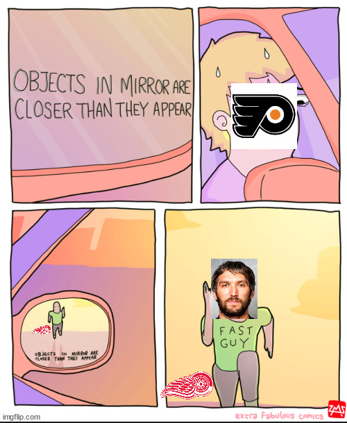 Objects In Mirror Are Faster Than They Appear Man - Imgflip