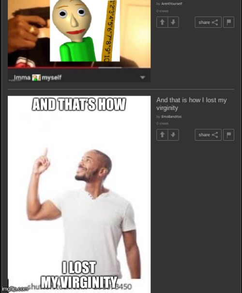 And that is how I lost my virginity - Imgflip