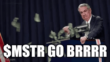 Microstrategy go BRRRR - Imgflip