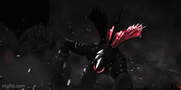 Godzilla punch Gigan - Imgflip
