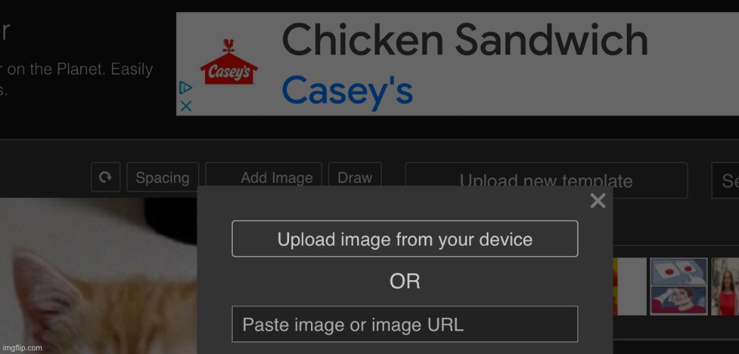 Casey’s chicken snad wic - Imgflip
