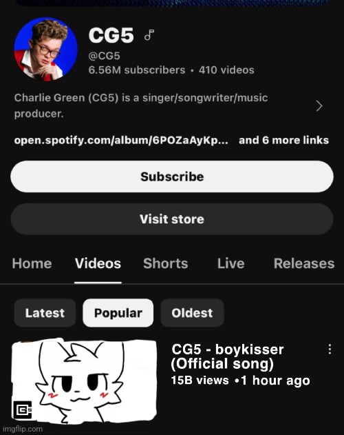 guys cg5 released a new song - Imgflip