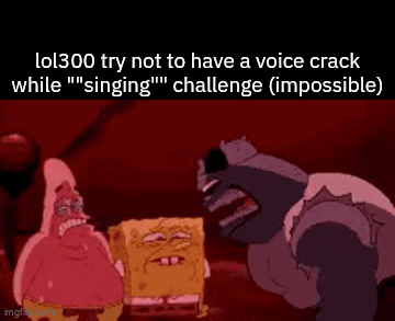 Spongebob and Patrick Goofy Goober theme song Challenge - Imgflip