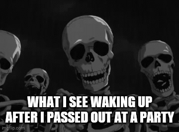 Passing out - Imgflip