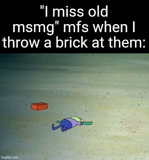 we KNOW it's shit now bro we don't need to be reminded - Imgflip