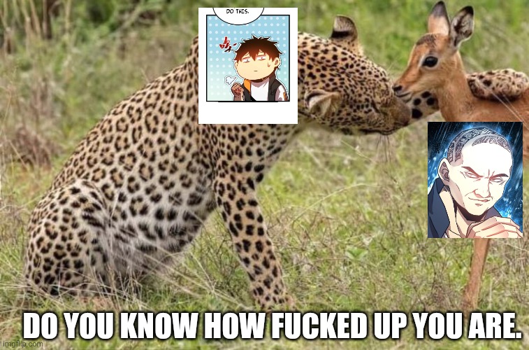 Original Cheetah Petting Deer Meme - Imgflip