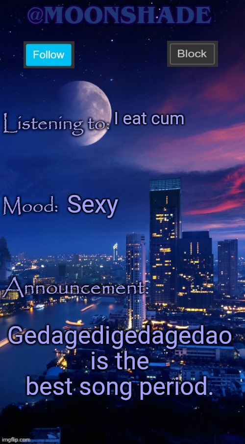 Moonshade Announcement Template - Imgflip