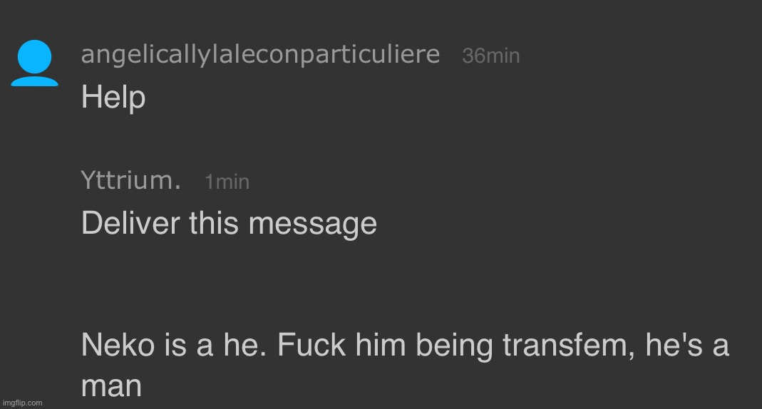 @Neko u have some mail - Imgflip