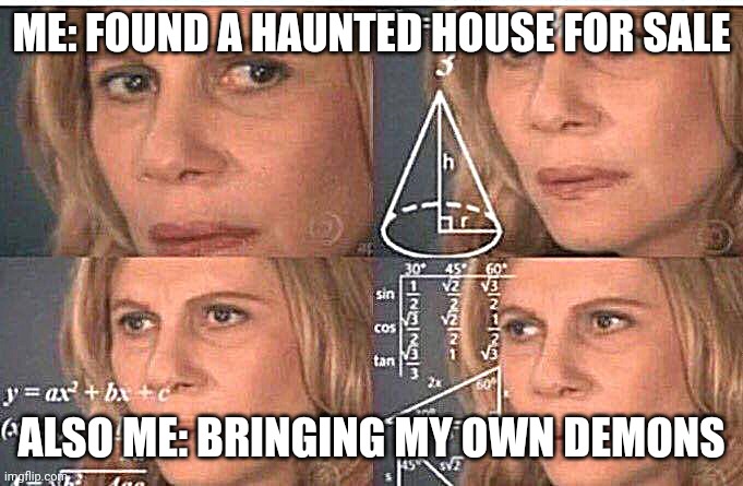 Math lady/Confused lady - Imgflip